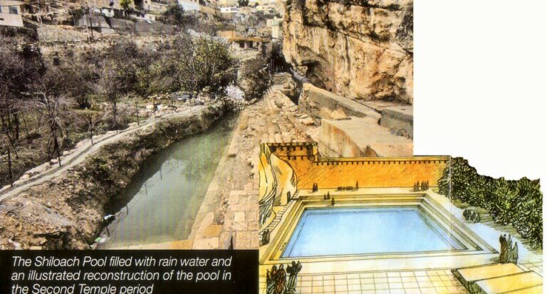 La Piscina De Siloé Jerusalén Donde Jesús Sanó Al Ciego Primeros