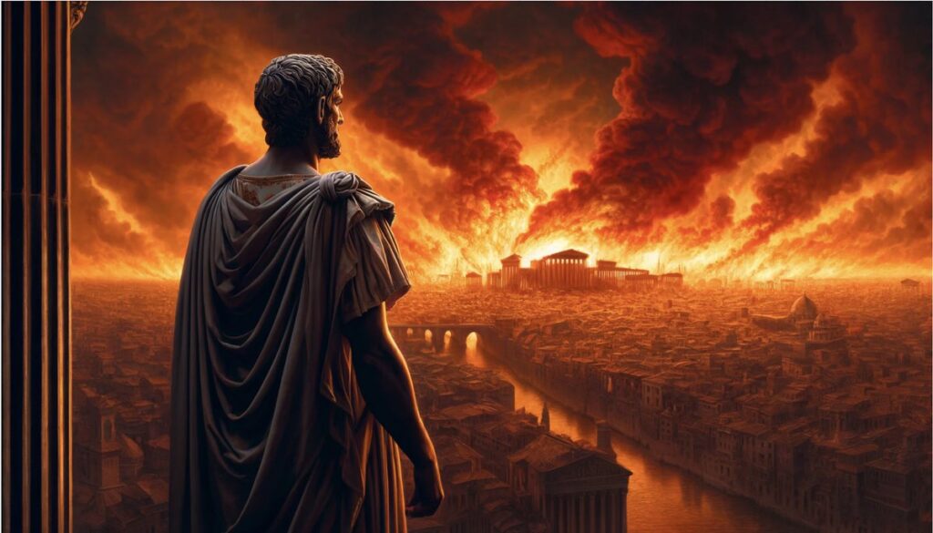El incendio de Roma y la primera persecución de Nerón - «No respetó ni ...